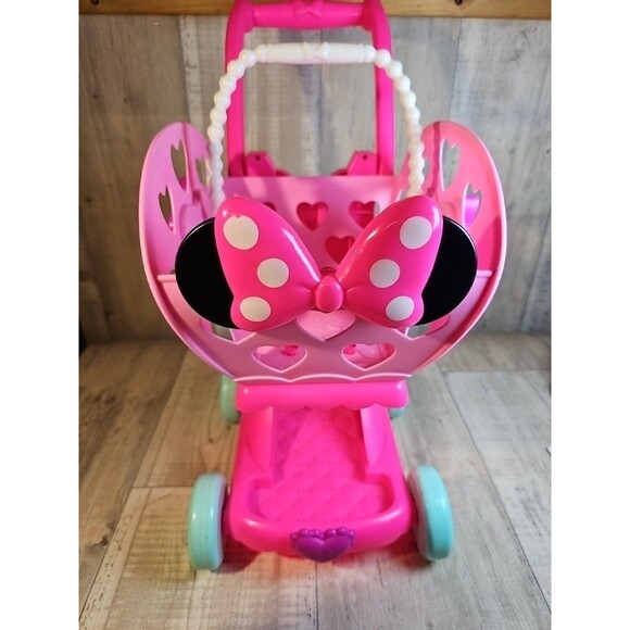 Just Play | Toys | Disney Minnie Mouse Boutique Toy Shopping Cart Pink ...